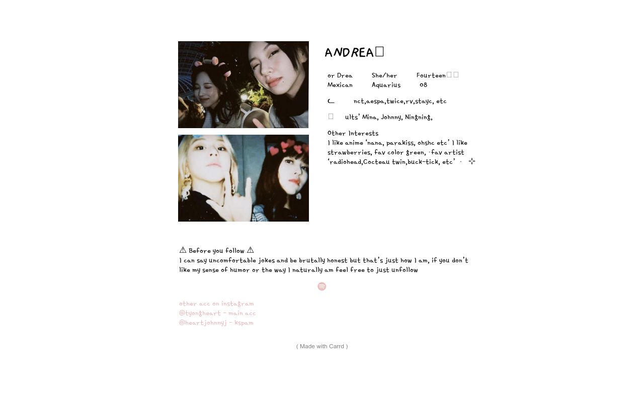 Andreas carrd 🫧